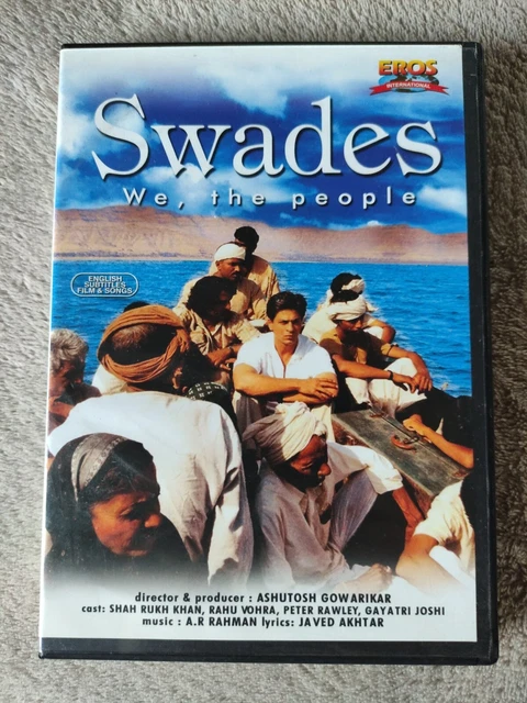 SWADES DVD WE The People Shah Rukh Khan Bollywood Indian Film Eros GC ️ ...