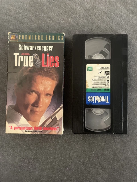 TRUE LIES VHS 1995 Arnold Schwarzenegger Jamie Lee Curtis Classic Movie ...