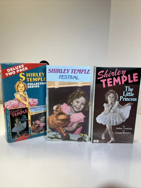 VINTAGE SHIRLEY TEMPLE In The Little Princess & Festival 2 Movie VHS ...