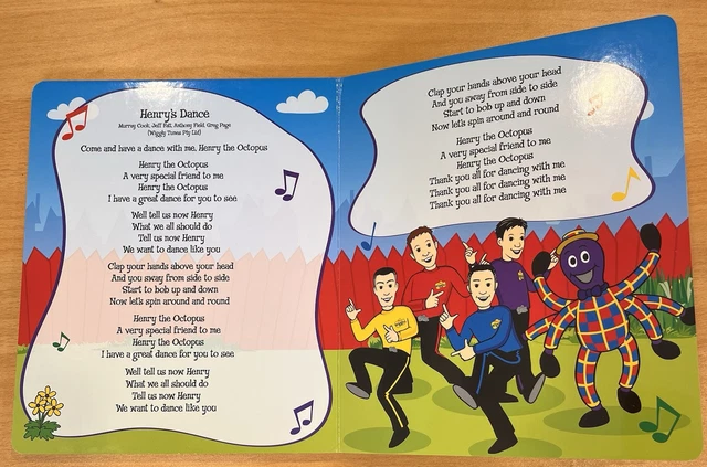 THE WIGGLES BOARD Book Henry’s Dance Hardcover Original Group Storybook ...
