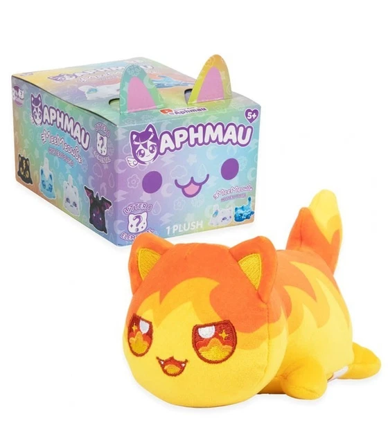 APHMAU MEEMEOWS ELEMENTAL Fire Cat Plush 6" Limited Edition - Bag ...