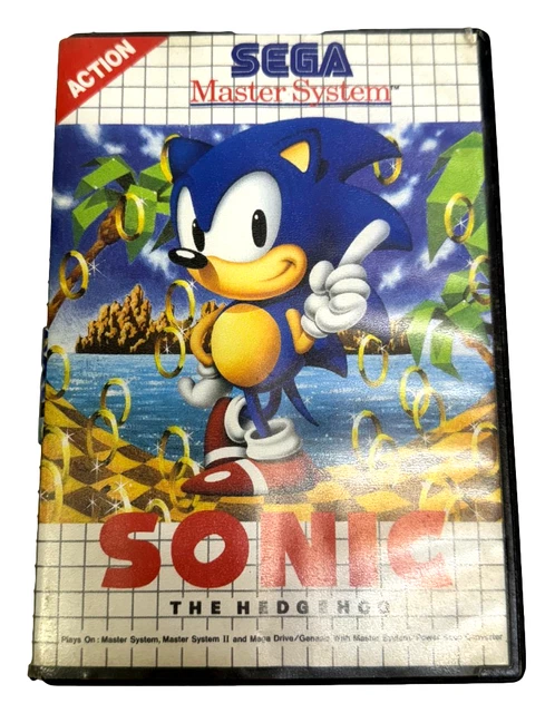 SONIC THE HEDGEHOG Sega Master System *No Manual* #1 $39.90 - PicClick AU