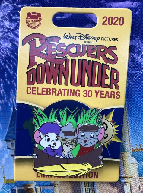DISNEY THE RESCUERS Down Under 30th Anniversary Bernard Bianca Legacy ...