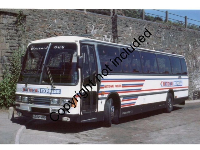 BUS PHOTO: NATIONAL Welsh Leyland Tiger Uc1222 A222Vwo £1.09 - PicClick UK