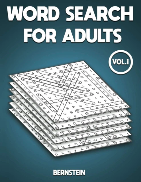 BERNSTEIN WORD SEARCH for Adults: 200 Large Print Word Search Puzzles ...