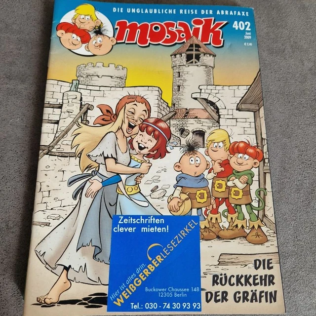 MOSAIK 402 DIE Rückkehr der Gräfin Abenteuer Comic Zeitschrift Juni ...