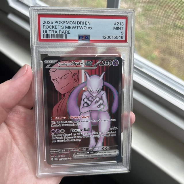 2025 POKEMON DRI En-Destined Rivals Ultra Rare Team Rocket's Mewtwo Ex ...