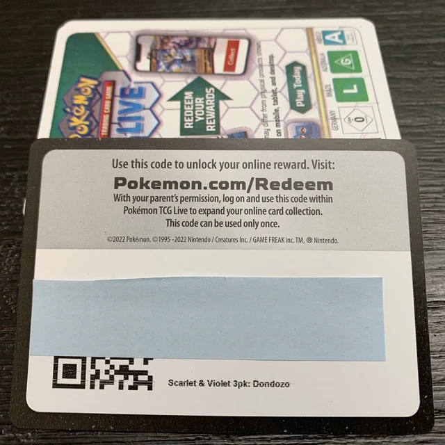 POKEMON SCARLET AND VIOLET CODES - Lot of 39 POKEMON LIVE TCG Online ...