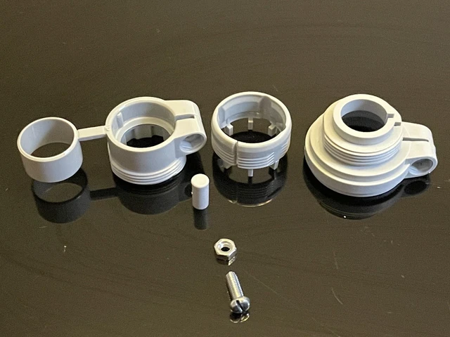 ELV ADAPTER-SET FÜR Heizungsventil Danfoss RA, RAV, RAVL aus Kunststoff ...