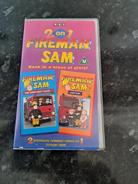 FIRMAN SAM 2 On 1 Vhs Video The Hero Next Door And Lost Cat Plus Other ...