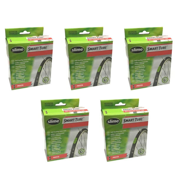 CHAMBRE À AIR Slime Self Healing 700c x 19-25 PRESTA Bike Tubes X5 EUR ...