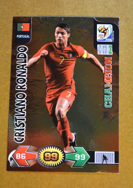 PANINI MONDIALI CALCIO 2010 Adrenalyn XL Trading Card-Christiano ...