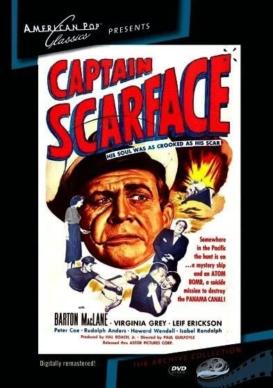 CAPTAIN SCARFACE (DVD) Barton MacLane Leif Erikson Peter Coe (US IMPORT ...