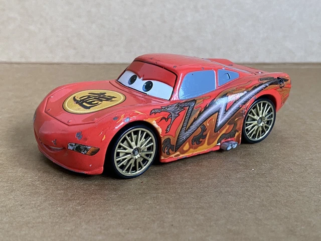DISNEY PIXAR CARS, Lightning McQueen Tokyo Dragon, RARE, 1:32 Scale ...