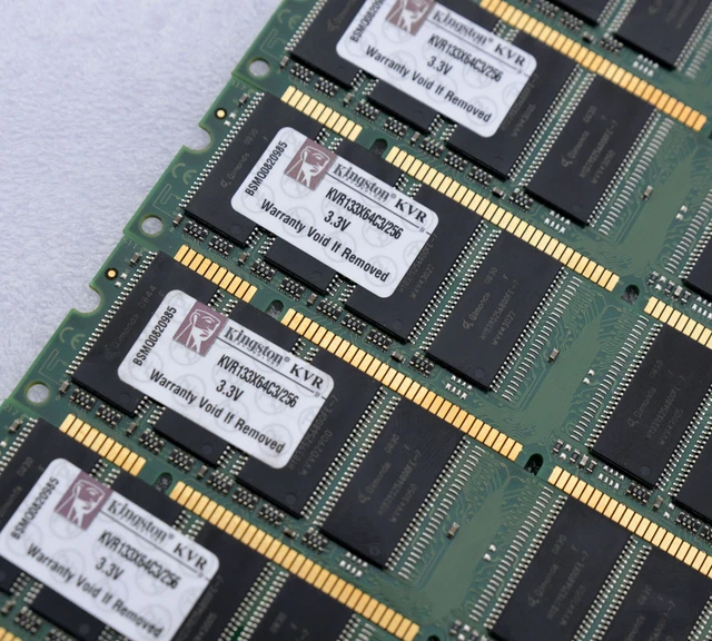 256MB 256MB SD PC Memory 133 Kingston KVR133X64C3/256 Qimonda #S90 $19. ...