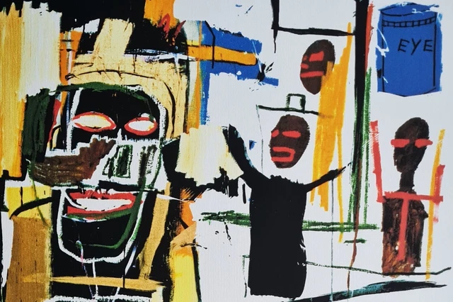 JEAN-MICHEL BASQUIAT * Peel Quickly * 70 x 50 cm*Lithografie*limitiert ...