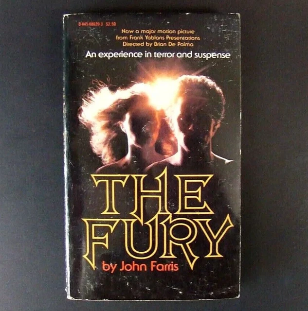 THE FURY BY John Farris 1978 Horror Movie Novelization Rare Paperbacks ...