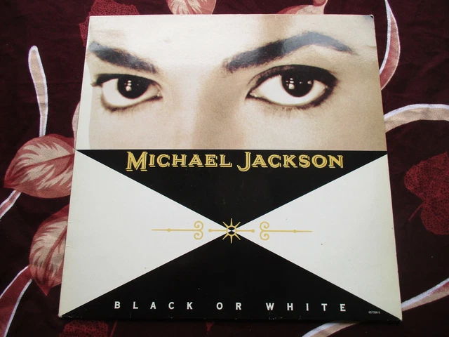 MICHAEL JACKSON BLACK OR WHITE ORIGINAL 1991 EPIC RECORDS 12" 45rpm ...