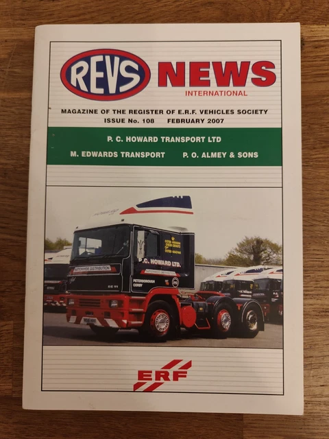 MAGAZINE - REVS News International Register E.R.F Vehicles Society #108 ...