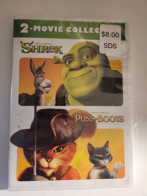 SHREK/PUSS IN BOOTS : 2-Movie Collection (DVD, 2018, Grand Écran) EUR 7,10 - PicClick FR