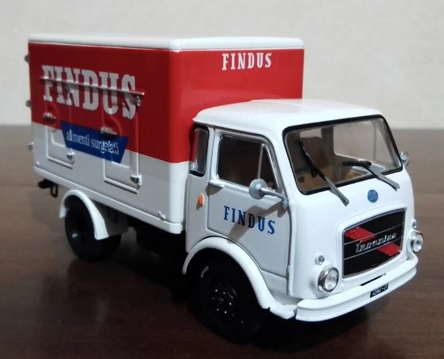 CAMION TRUCK OM LEONCINO FINDUS DE AGOSTINI + FASCICOLO - scala 1/43 ...