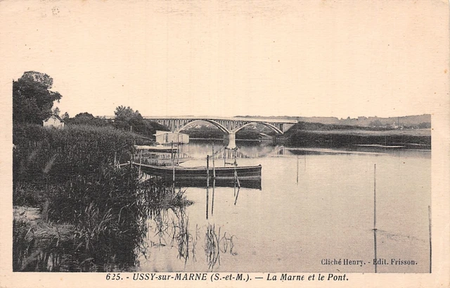 77 USSY SUR Marne La Marne Et Le Pont EUR 5,90 - PicClick FR