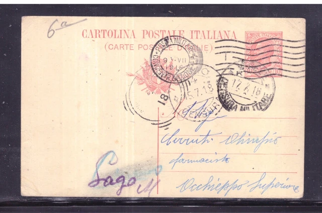 WW1 CONCENTR MILITARY Postal Stamp. Section E.P. 9-8-1918 WY326 $9.07 ...