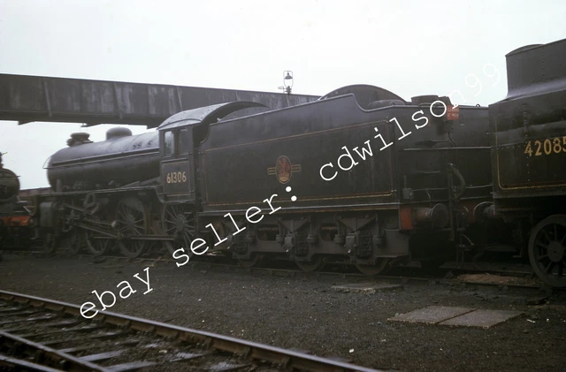 35MM BRITISH RAILWAY Slide - BR ER No. 61306 B1 4-6-0 at Carnforth 1968 ...