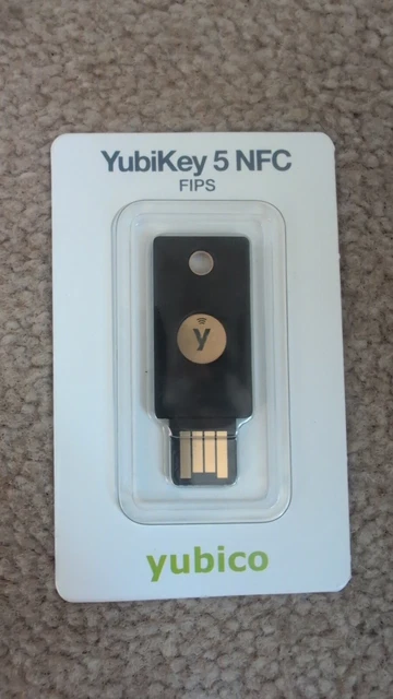 YUBIKEY 5C NFC FIPS - 2FA Security Key (NEW SEALED) £47.48 - PicClick UK