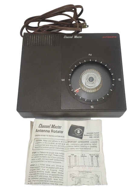 CHANNEL MASTER AUTOMATIC Antenna Rotator Model 9510 w ...