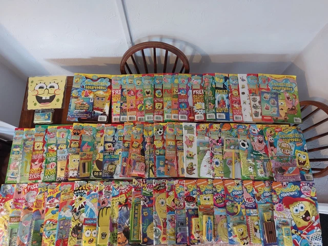 SPONGEBOB SQUAREPANTS MAGAZINE #1-60 All Complete With Free Items (All ...