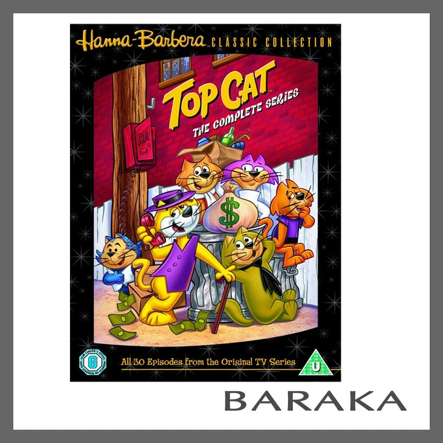 TOP CAT COMPLETE Series Volume 1 - 5 DVD Box Set Hanna Barbera ...