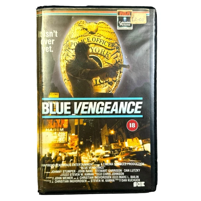 BLUE VENGEANCE VIDEO VHS Ex Rental Large Case Action Film Cert 18 1988 ...