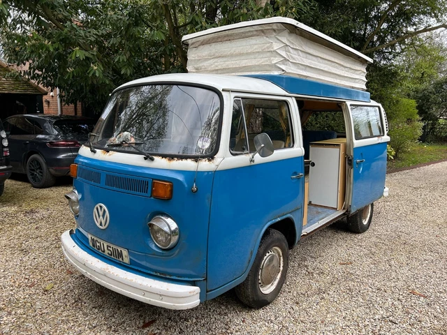 VOLKSWAGEN T2 DEVON Bay Window Camper Van £2,900.00 - PicClick UK