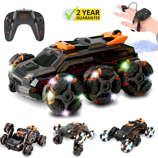 KIDS STUNT CAR 360° Hand Gesture Sensing RC 4WD Remote Control Off Road ...