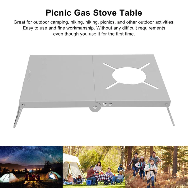 NEW SHINETRIP CAMPING Stove Folding Table Strong Bearing Capacity Heat ...