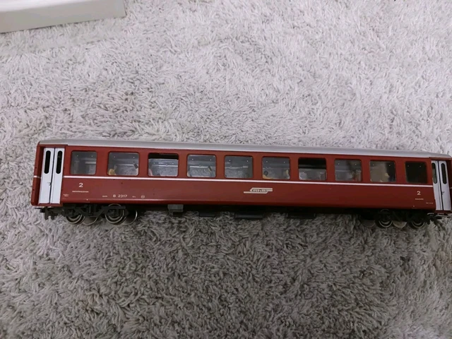 BEMO H0 3253 Personenwagen (B 2317) 2.Kl. RhB EUR 21,50 - PicClick DE