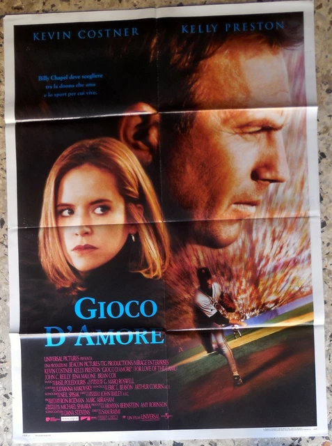 MANIFESTO MOVIE POSTER 2F GIOCO D'AMORE KEVIN COSTNER KELLY PRESTON EUR ...
