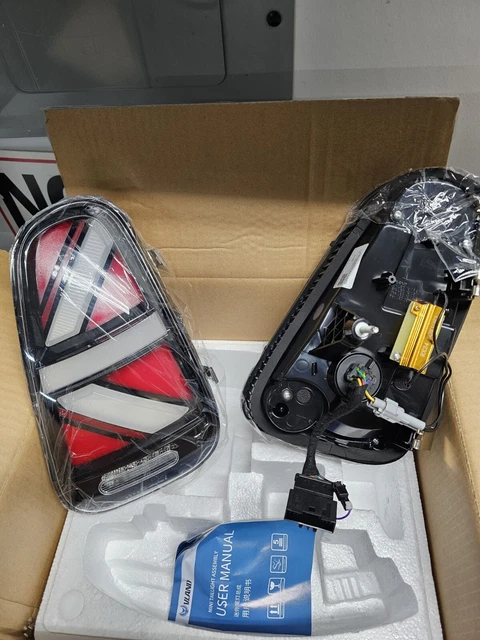 MINI COOPER R50 R52 R53 2001-2006 Full LED Union Jack Tail Lights With ...