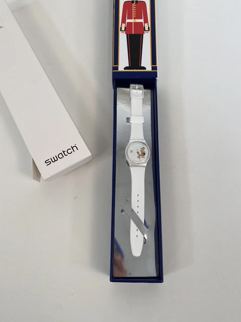SWATCH HOW MAJESTIC Queen Elizabeth Platinum Jubilee Watch GZ711 - No ...