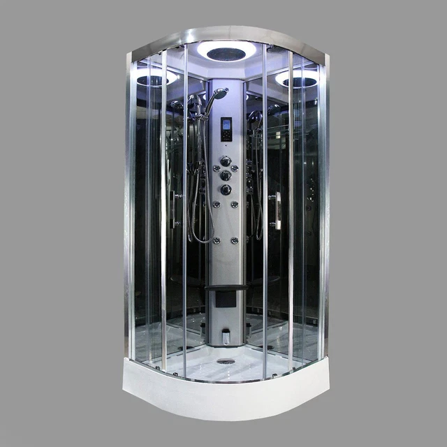 Insignia Steam Shower Cubicle Cabin Enclosure 900 X 900 Body Jets