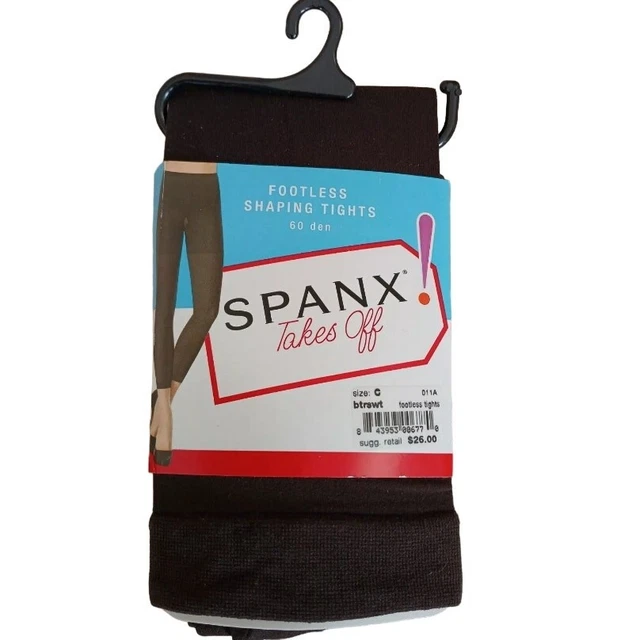 SPANX TAKES OFF Footless Shaping Tights Color - Bittersweet Brown ...