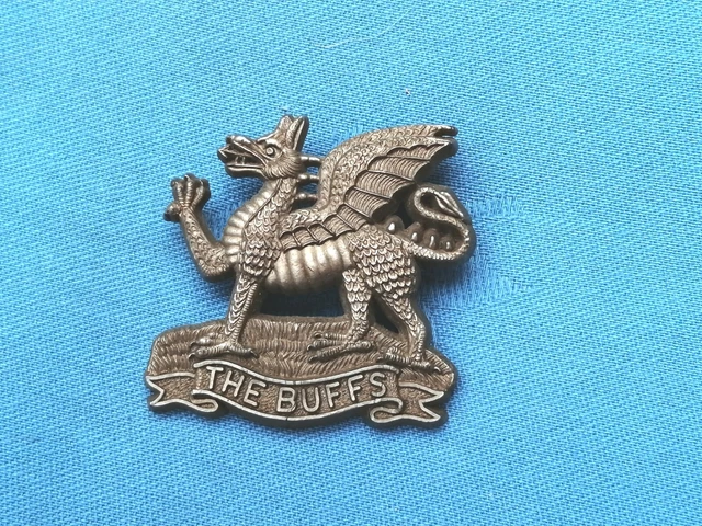 WW2. THE EAST Kent ( Buffs ) Regiment economy cap badge. £49.00 ...