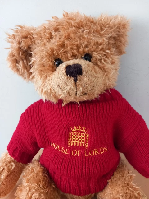 CHANNEL ISLAND BEARS Bertie Bear Teddy with Tag in House Of Lords Red Jumper 15" £28.80 ...