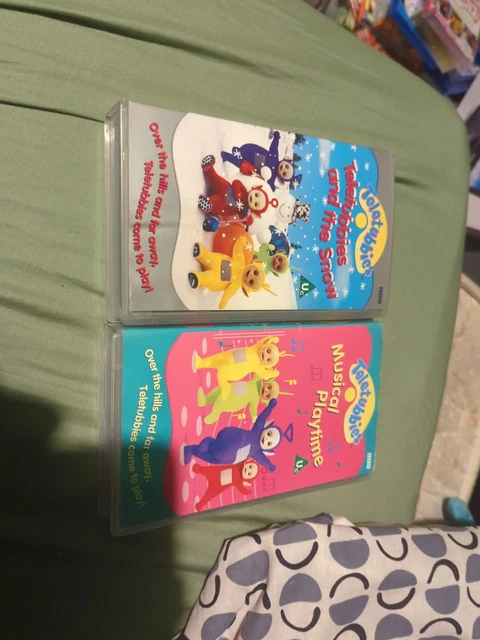 TELETUBBIES VHS BUNDLE 2 Tapes Musical Playtime and In The Snow ...