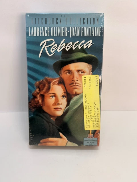REBECCA - VHS 1967 - Laurence Olivier, Joan Fontaine, Hitchcock *Buy 2 ...