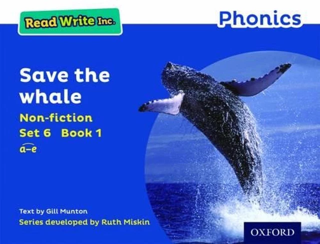 READ WRITE INC. Phonics: Save the Whale (Blue Set 6 Non-fiction 1) by ...