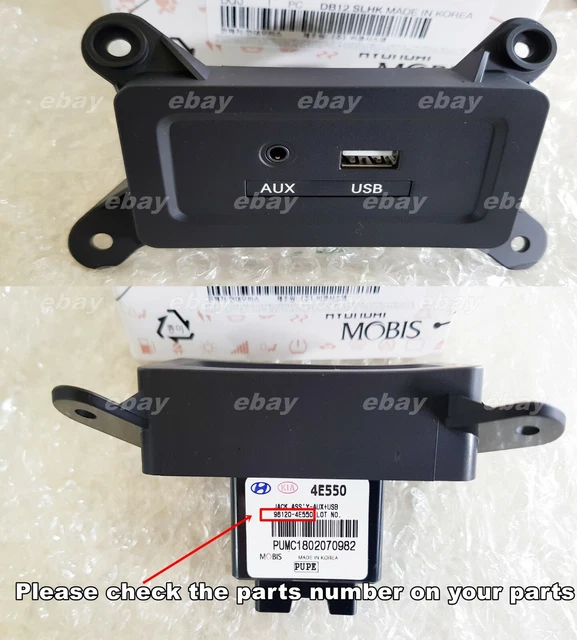 OEM AUX & USB Jack ASSY KIA Bongo3 K2500 2017+ #961204E550 $45.53 ...