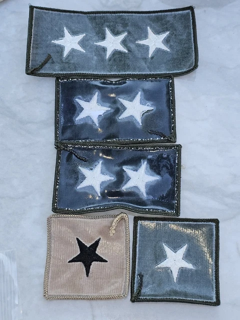 1960S 70S US Army Vietnam Cold War Era General Officer Rank Patch Lot L ...