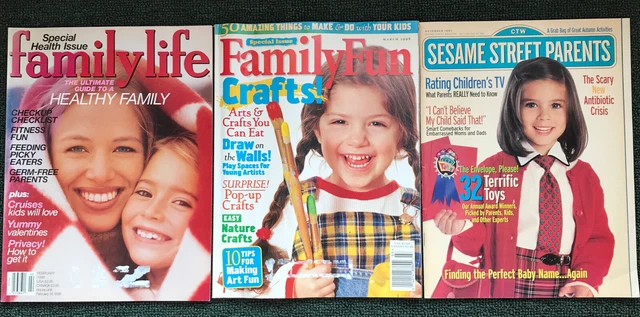 SESAME STREET PARENTS Nov '97 & Family Life Feb '98 & Family Fun March ...